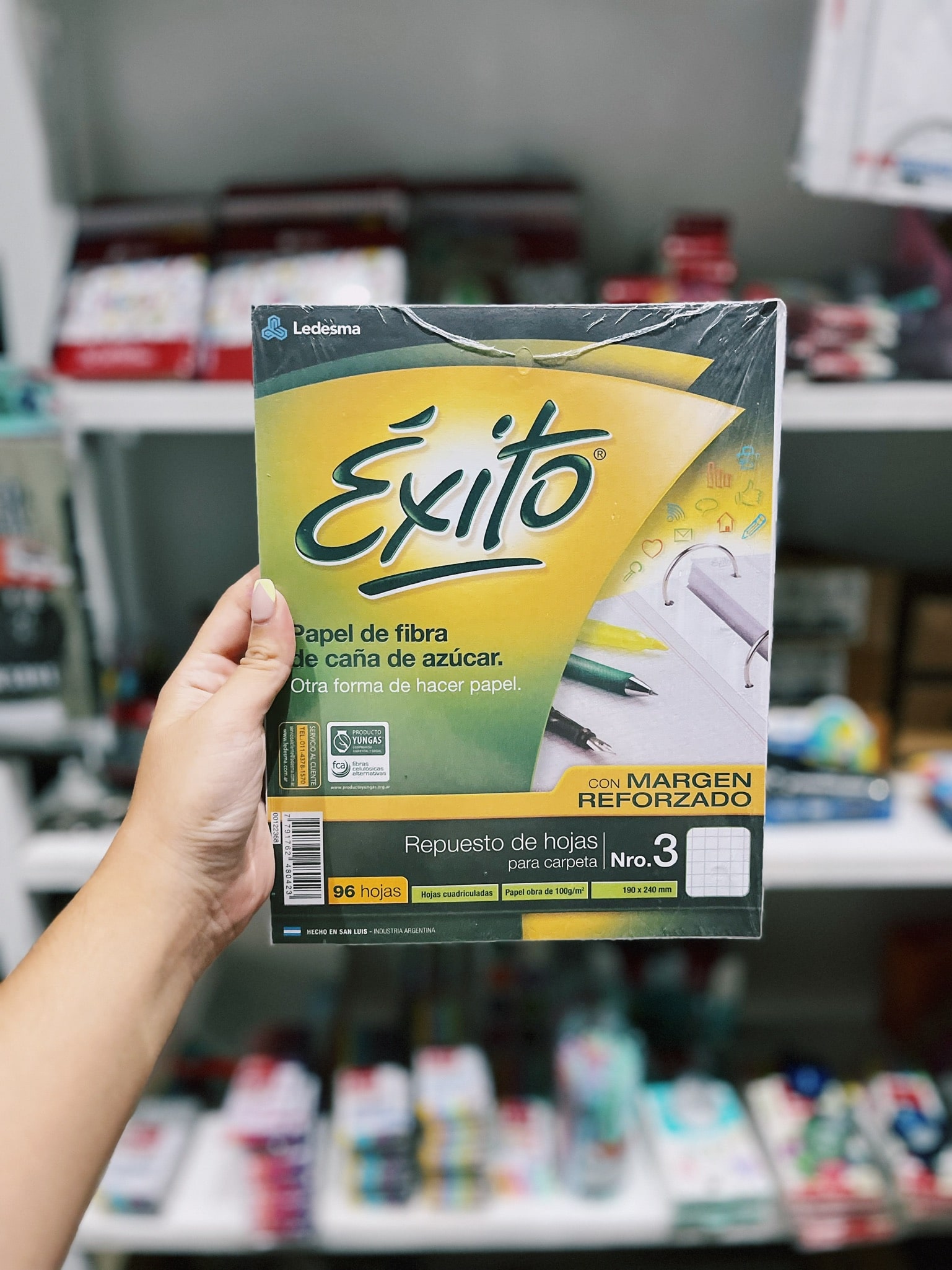 Block EXITO num 3 X96 hojas - Bikabik