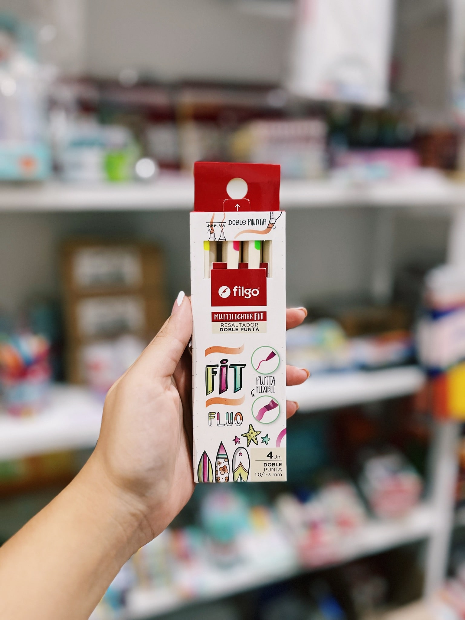 Marcadores FILGO multilighter FIT fluo por 4 - Bikabik